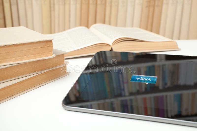 E-book stock image. Image of concept, library, room, display - 27275515