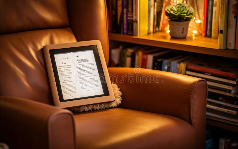 E-book Blank Screen App for Reading E-books in a Cozy Chair at Home ...