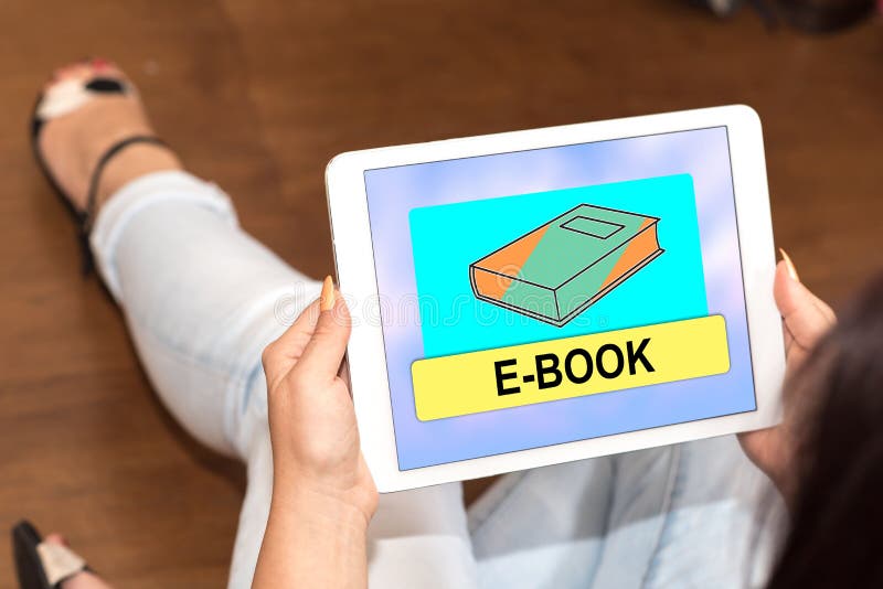 E-book Concept on a Laptop Screen Stock Photo - Image of elearning ...