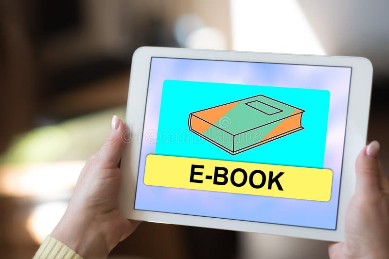 E-book Concept on a Laptop Screen Stock Photo - Image of elearning ...