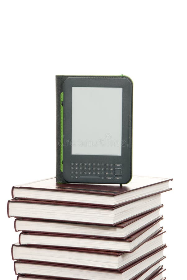 E-book Kindle Wireless Reading Device Stock Photo - Image of book ...