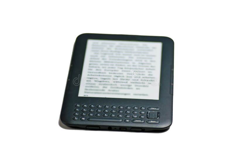 E-book reader stock photo. Image of note, mobile, equipment - 27573116
