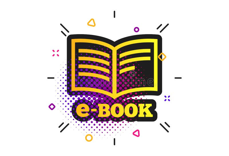 E-Book Sign Icon. Electronic Book Symbol. Vector Stock Vector ...