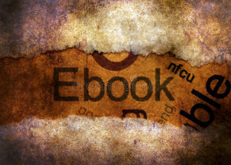 E-book text on paper hole stock illustration. Illustration of computer ...