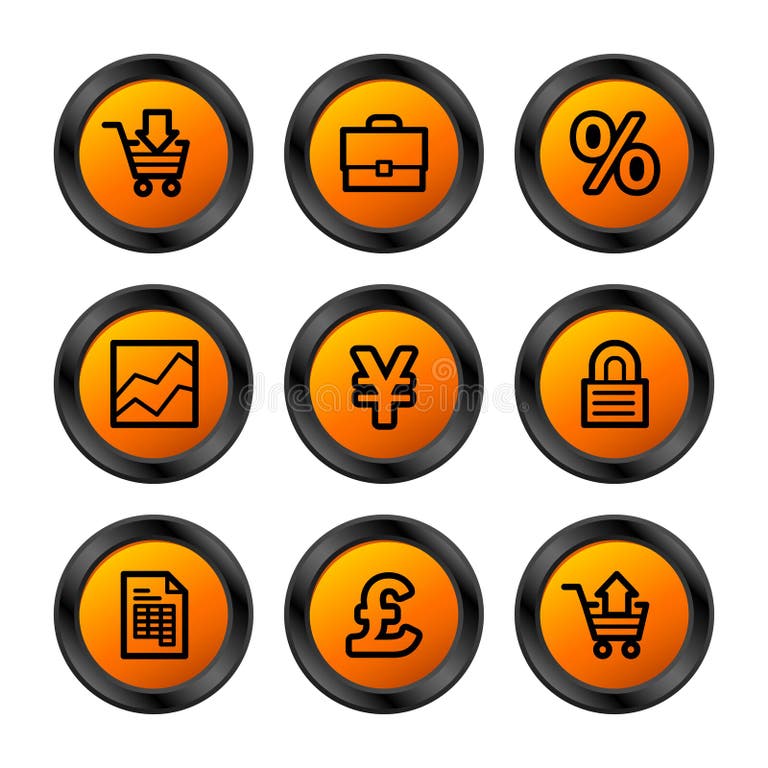 Business Icons Orange Stock Illustrations – 33,770 Business Icons ...