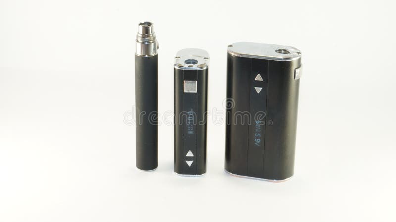 E-cigarette or Vaping Device on White_12 Stock Photo - Image of ...