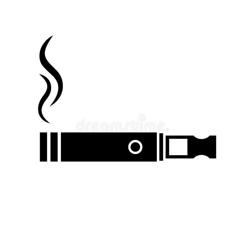 Cigarette Vector Icon. Smoking Symbol. Silhouette Stock Vector ...