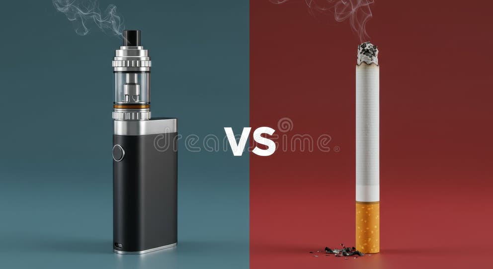 E-cigarette Vs Traditional Cigarette: a Comparative Conceptual Visual ...