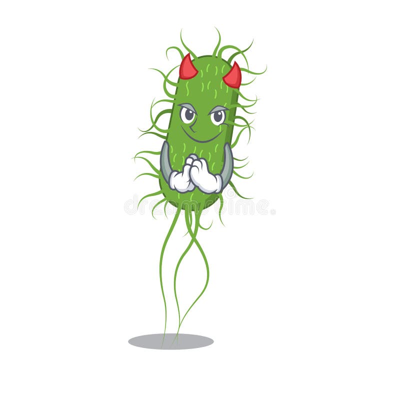E.coli Bacteria Dressed As Devil Cartoon Character Design Style Stock ... E.coli Bacteria Dressed As Devil Cartoon Character Design Style Stock ...