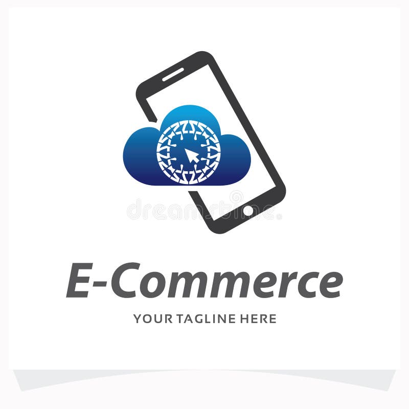 E-Commerce Logo Design Template Stock Vector - Illustration of commerce ... E-Commerce Logo Design Template Stock Vector - Illustration of commerce ...
