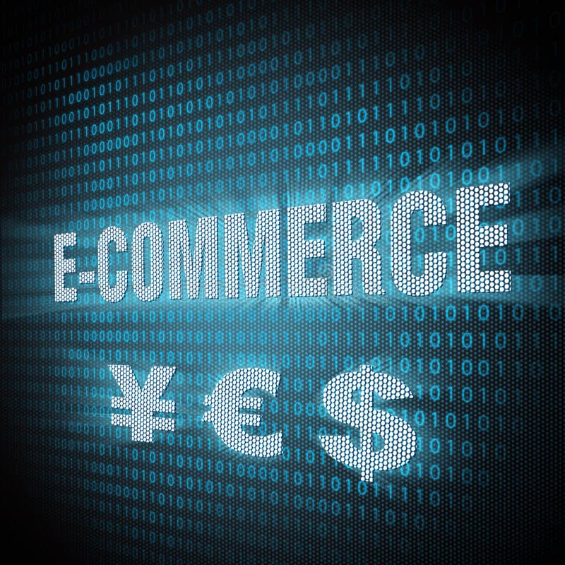 E-Commerce stock illustration. Illustration of background - 2283014