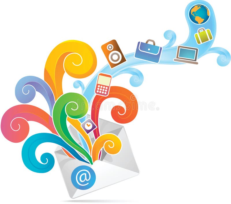 E-commerce envelope stock vector. Illustration of vector - 10287797