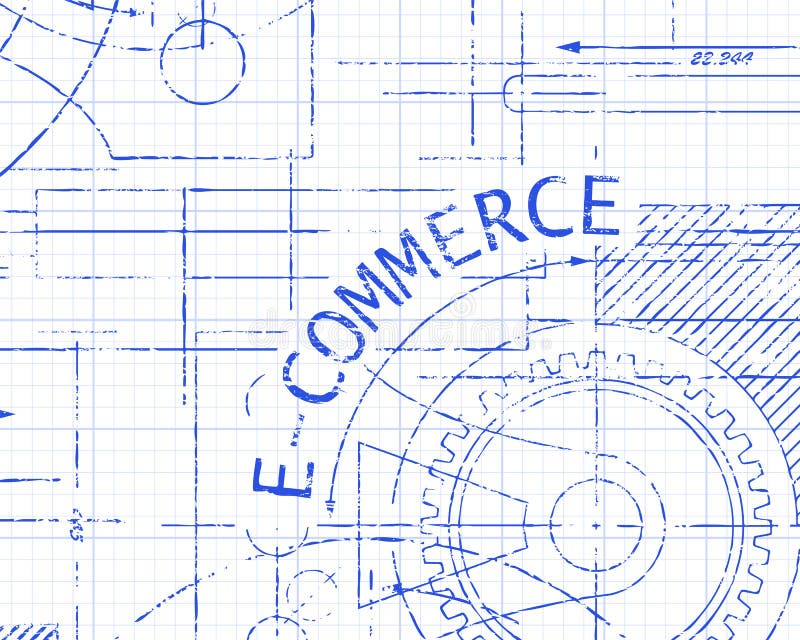 E Commerce Blueprint Machine Stock Illustrations – 61 E Commerce ...