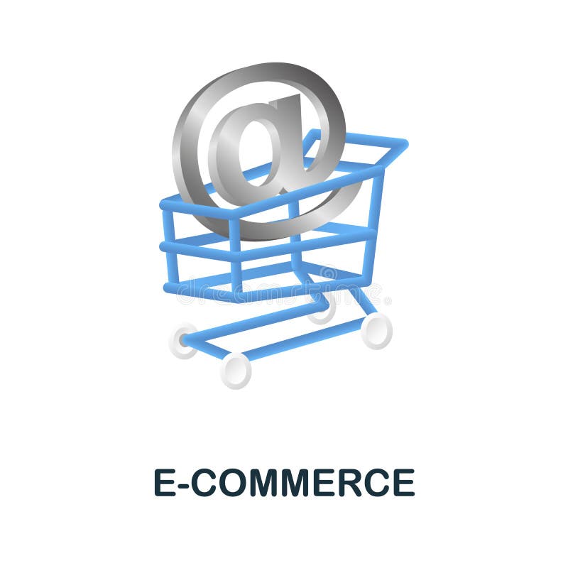 E-Commerce Icon. 3d Illustration from E-commerce Collection Stock ...