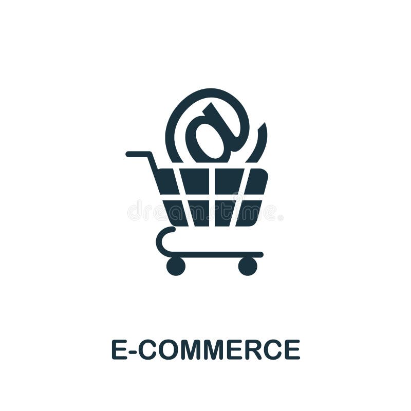 E-Commerce Icon. Simple Line Element E-Commerce Symbol for Templates ...