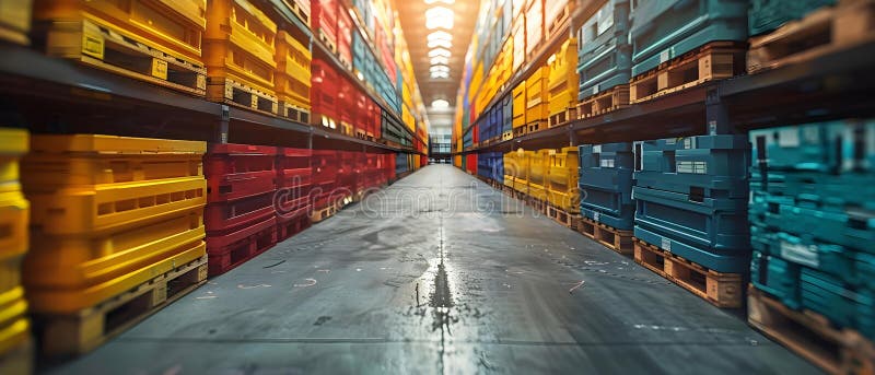 E-Commerce Logistics: the Heart of Digital Distribution. Concept E ...