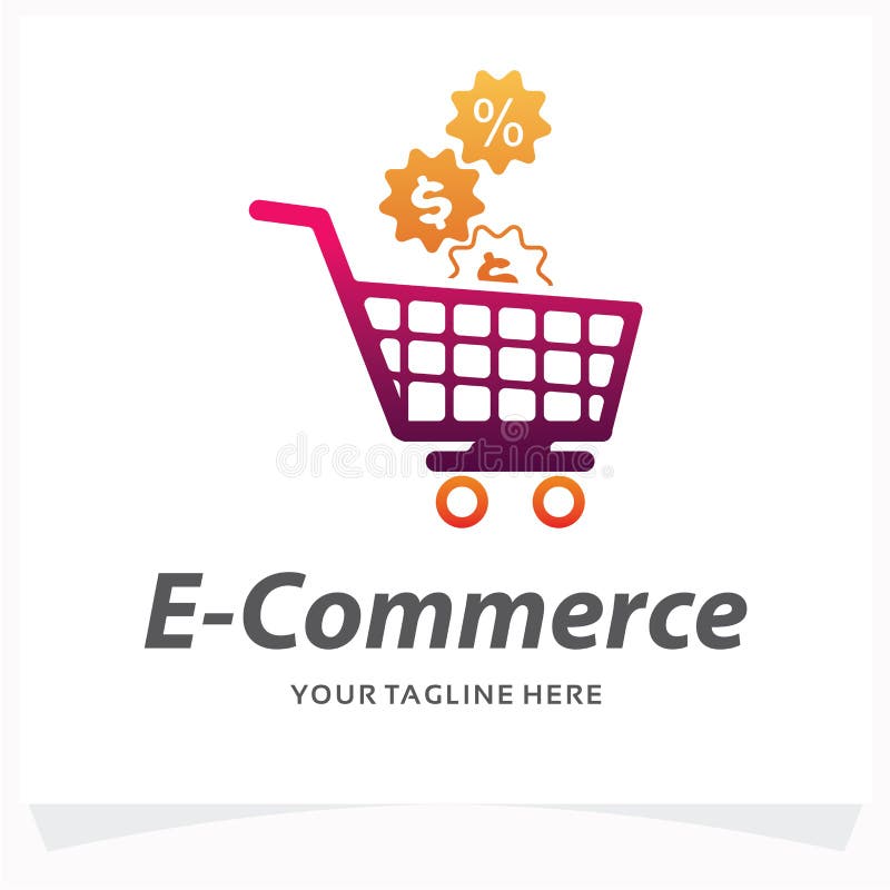 E-Commerce Logo Design Template Stock Vector - Illustration of commerce ... E-Commerce Logo Design Template Stock Vector - Illustration of commerce ...