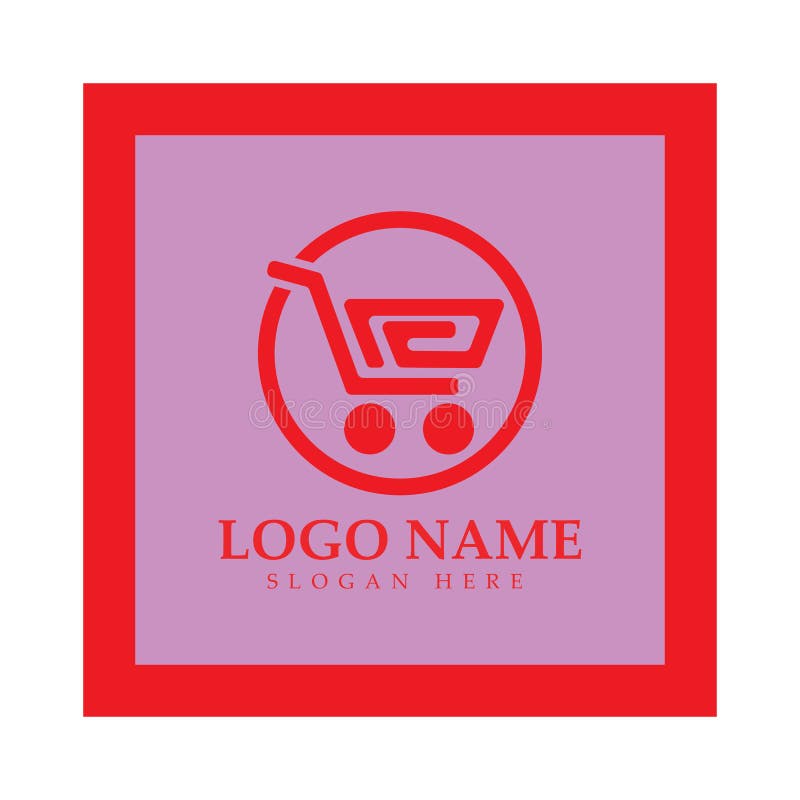 E-commerce Logo and Online Shop Logo Design with Modern Concept Stock ...
