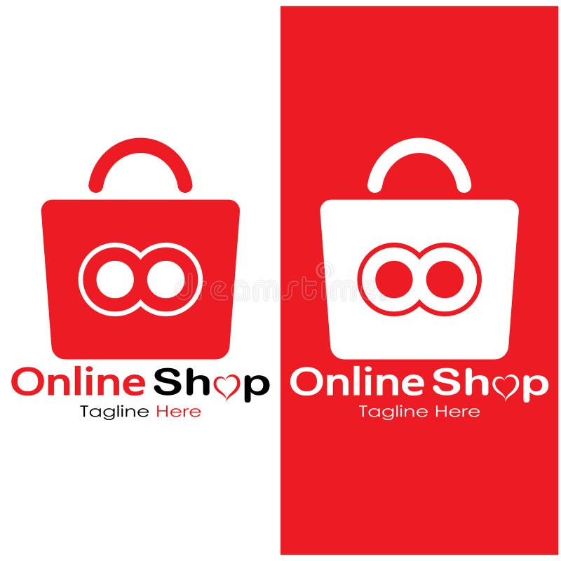 E-commerce Logo and Online Shop Logo Design with Modern Concept Stock ...