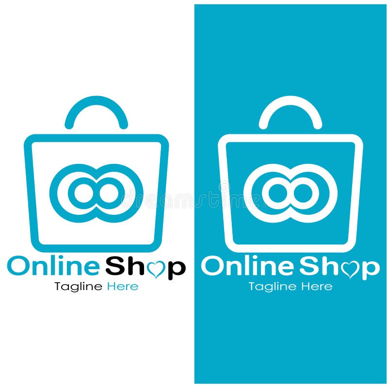 E-commerce Logo and Online Shop Logo Design with Modern Concept Stock ...