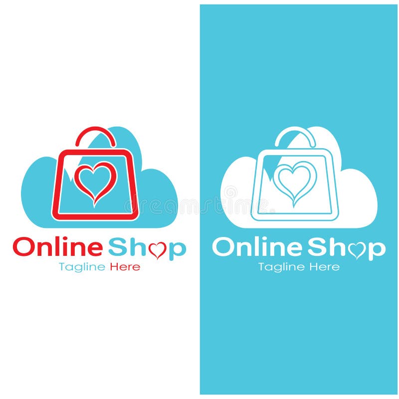 E-commerce Logo and Online Shop Logo Design with Modern Concept Stock ...