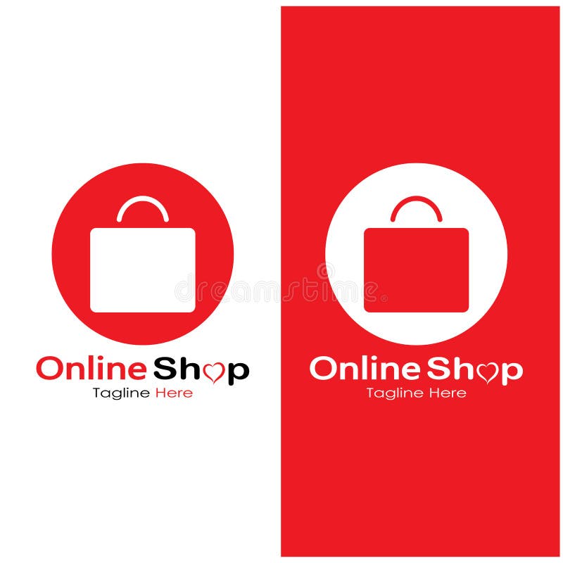 E-commerce Logo and Online Shop Logo Design with Modern Concept Stock ...