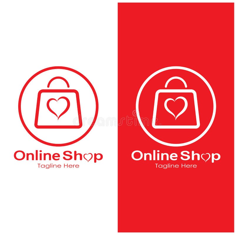 E-commerce Logo and Online Shop Logo Design with Modern Concept Stock ...