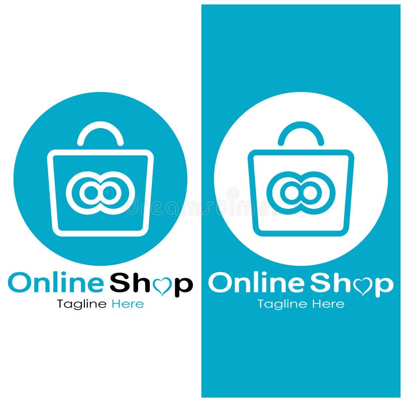 E-commerce Logo and Online Shop Logo Design with Modern Concept Stock ...
