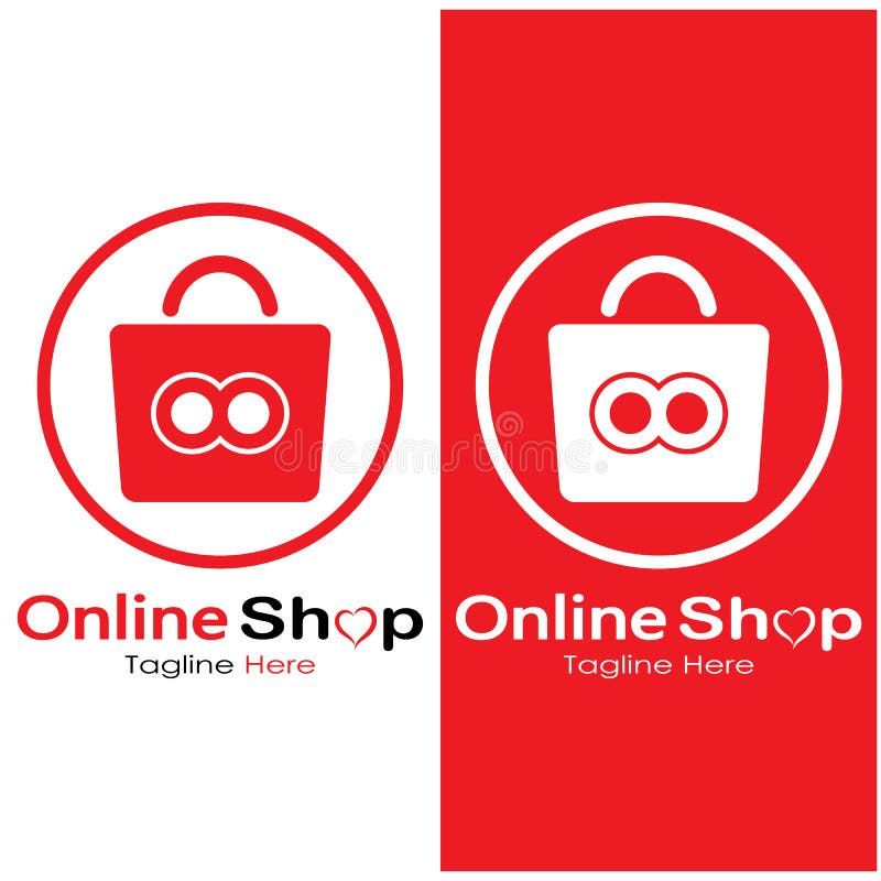 E-commerce Logo and Online Shop Logo Design with Modern Concept Stock ...