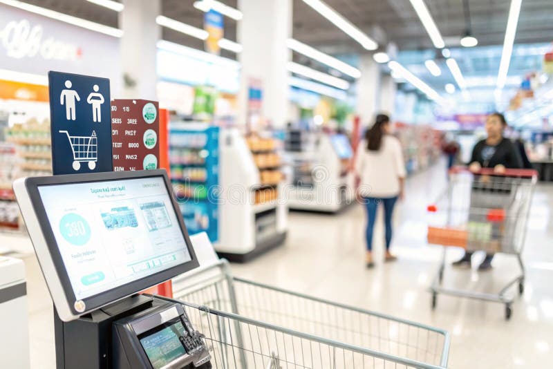 E-Commerce and Retail Marketing: Automated Shopping Concept Stock ...