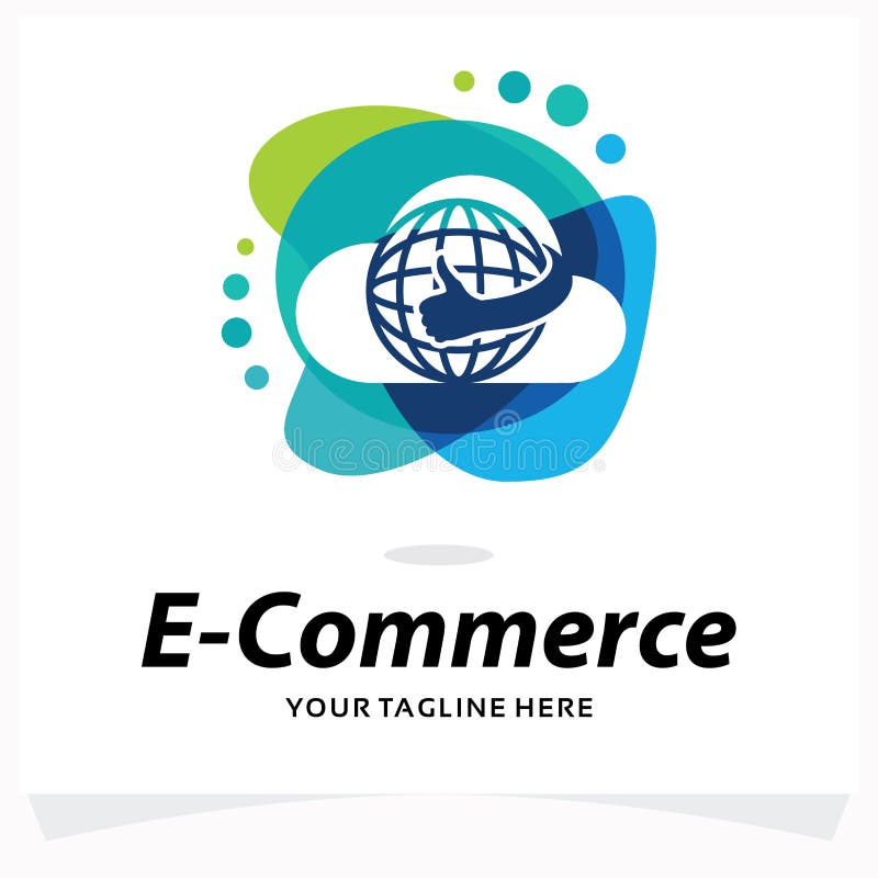 E-Commerce Shop Logo Template Design Template Stock Vector ...