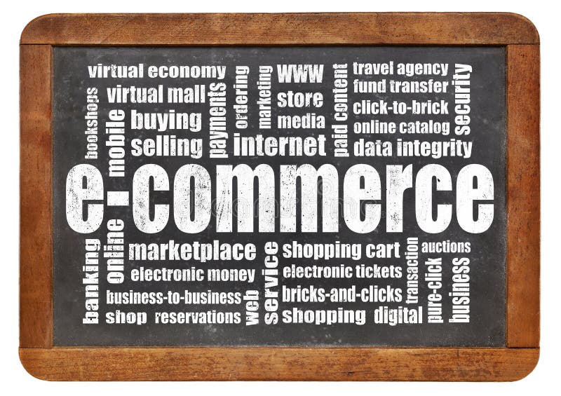 E-commerce word cloud stock image. Image of isolated - 39567485