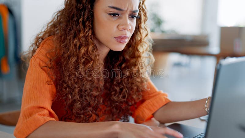 E Commerce Work Problem And Person Thinking Of Supply Chain Issue Delivery Distribution Error