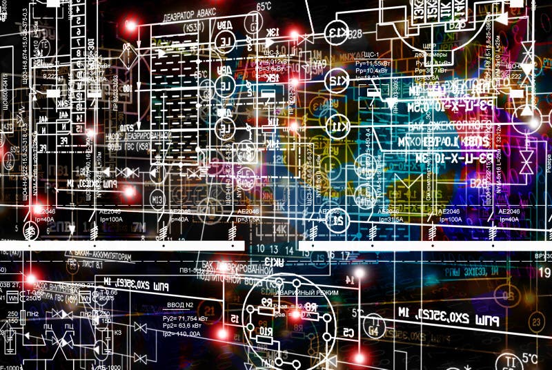 E-connection Engineering Technology. Stock Photo - Image of ...