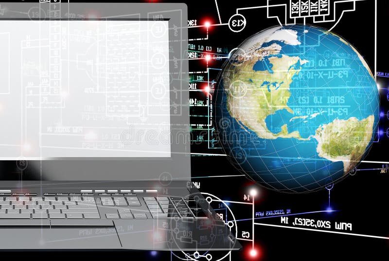 E-connection Engineering Technology. Stock Photo - Image of global ... E-connection Engineering Technology. Stock Photo - Image of global ...