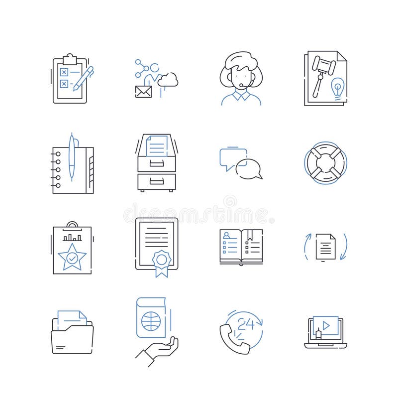 E-courses Line Icons Collection. Learning, Online, Education ... E-courses Line Icons Collection. Learning, Online, Education ...