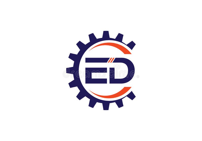 E D Initial Letter Logo Design Vector Template, Graphic Alphabet Symbol ...