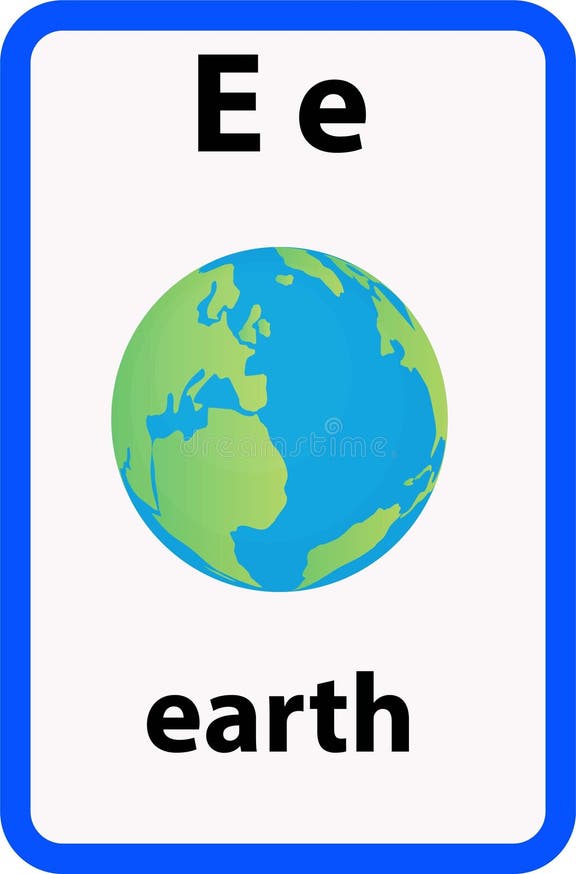 English Letter E Planet Earth Stock Illustrations – 9 English Letter E ...