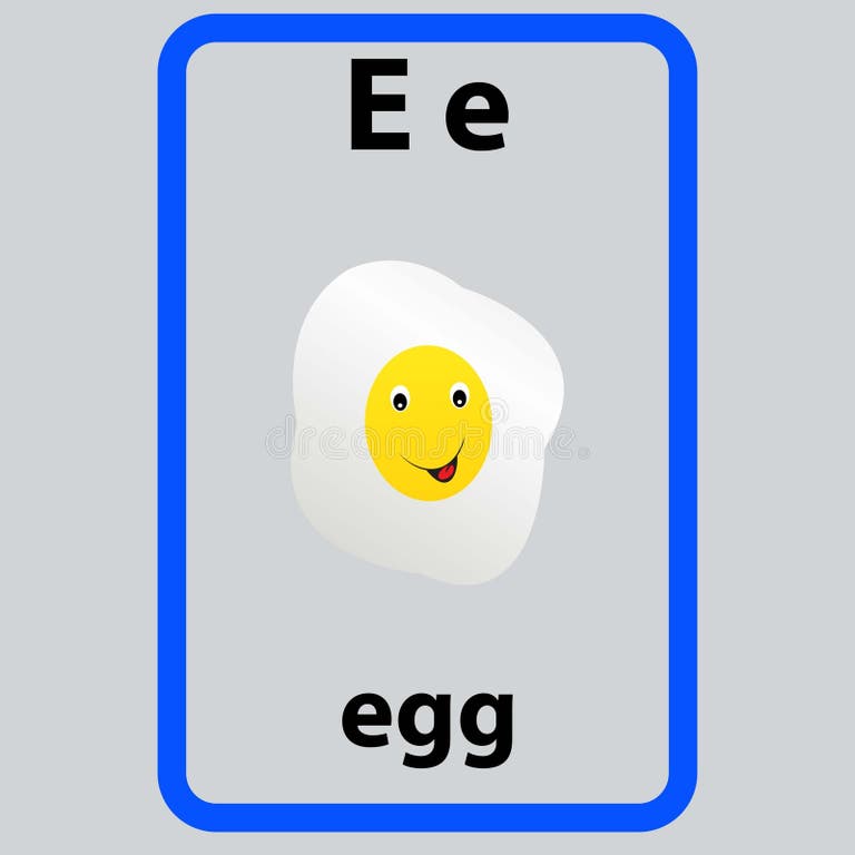 Egg Flashcard Stock Illustrations – 118 Egg Flashcard Stock ...