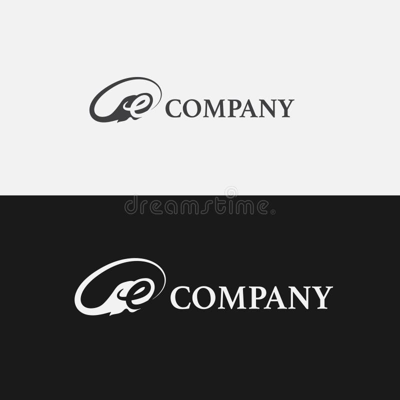 E Elephant Mark Logo Template Stock Vector - Illustration of logo, icon ...
