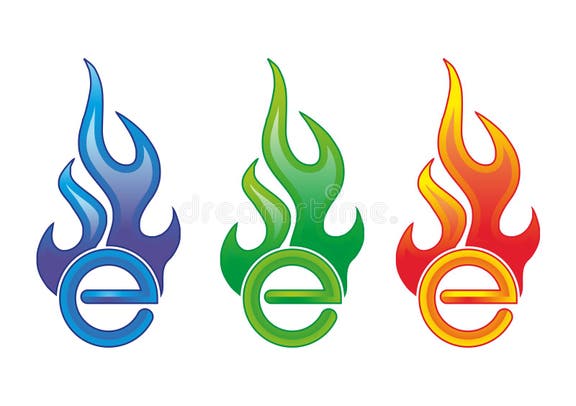 Blue Fire Letter E Stock Illustrations – 46 Blue Fire Letter E Stock ...