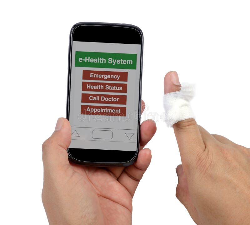 E-Health system for all. stock image. Image of emergency - 40681939