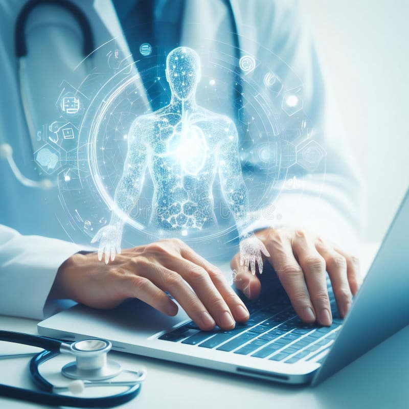 E Health Technology Background with Health Care Design Ai Generated ...