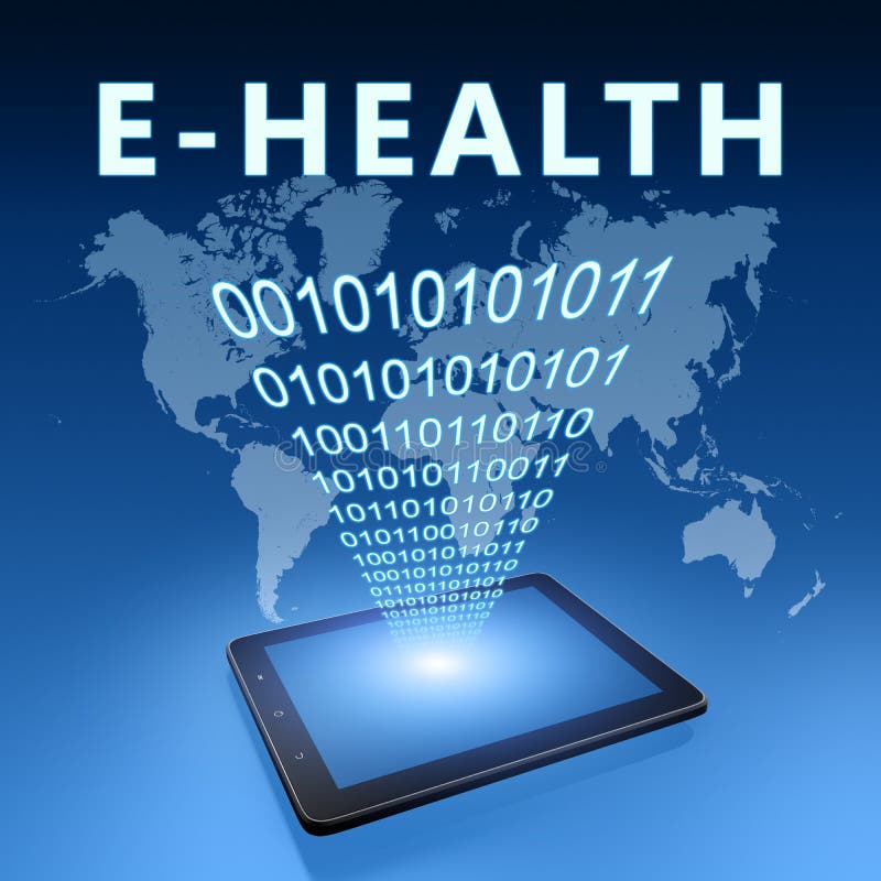 E-Health stock illustration. Illustration of telemedicine - 146560296