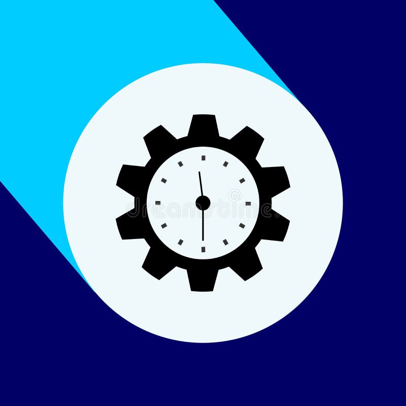 E Icono Con La Sombra Larga Ilustración del Vector - Ilustración de ...