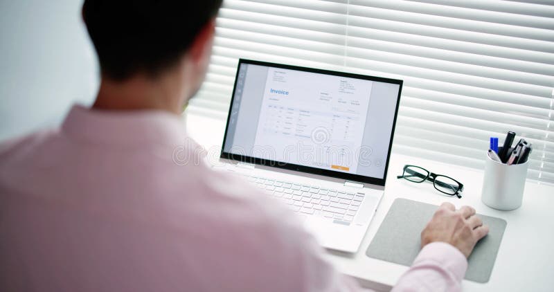 E Invoice Business Management Stock Image - Image of document, budget ...