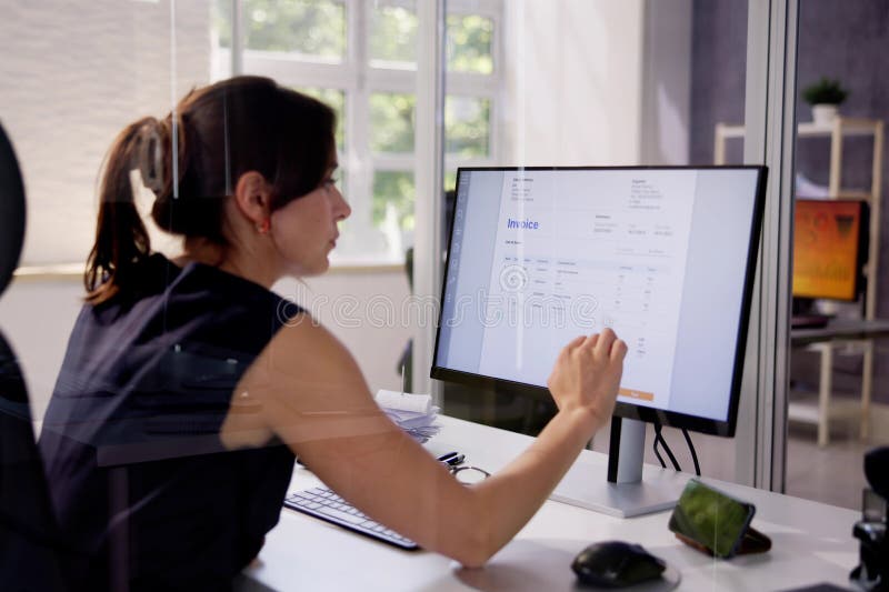 E Invoice Business Management Stock Image - Image of statement ...