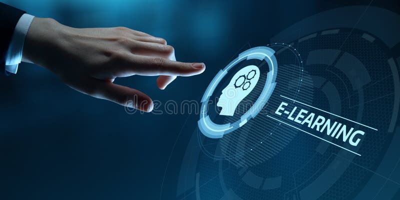 E-learning Education Internet Technology Webinar Online Courses Concept ...