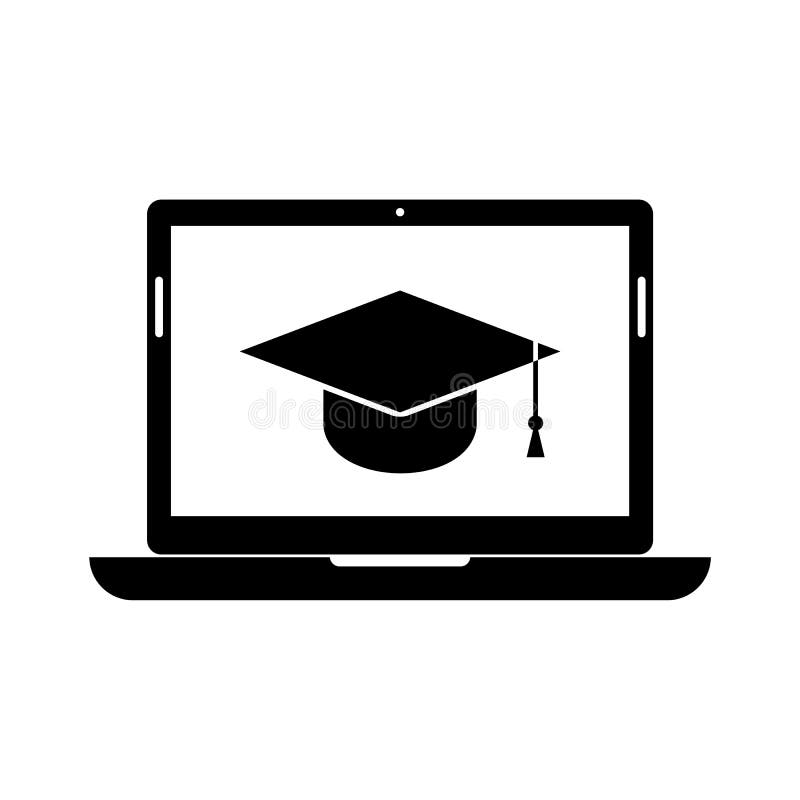 E-learning icon stock vector. Illustration of screen - 83828498