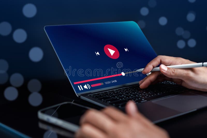 E-learning Online Class Workshop or Live Stream Broadcast in Online ...